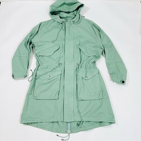 Club Monaco | Jackets & Coats | Club Monaco Light Green Mint Parka Coat ...